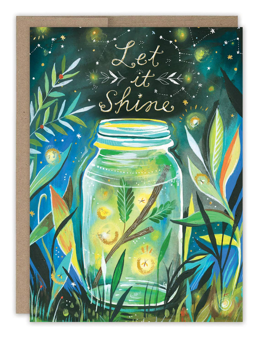 Firefly Jar - Greeting Card for Birthday – Woodland Herbal