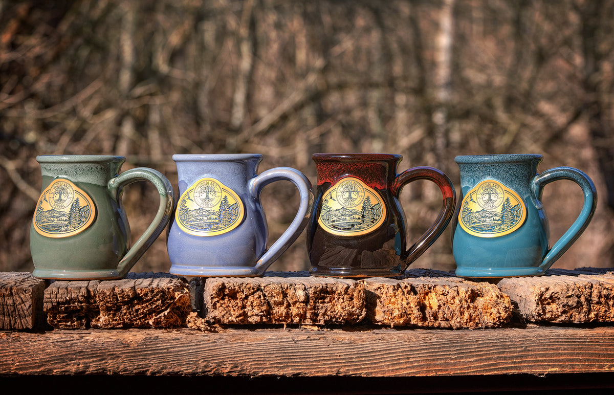 Tea Mugs *NEW Style* Nature Inspired Pottery Handmade with Woodland He ...