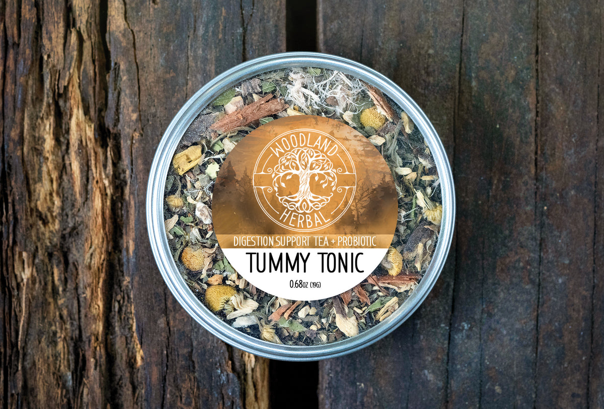 Tummy Tonic Tea - Organic Probiotic Tea for Digestion Support, Nausea ...